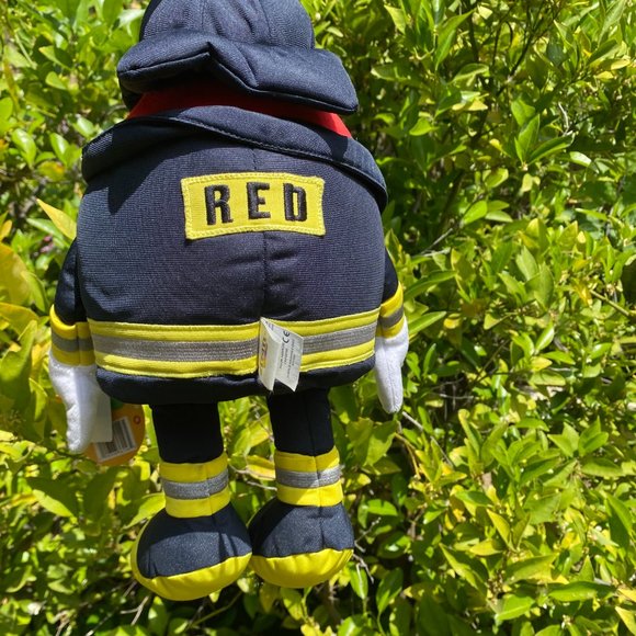 M&M'S | Toys | Mms World Red Fireman Firefighter Themed Stuffed Animal ...